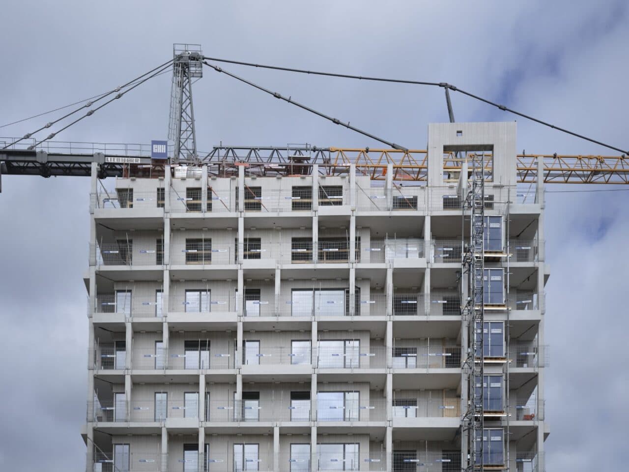 Guldglimmer på boliger på Havnebryggen Sirius | CRH Concrete