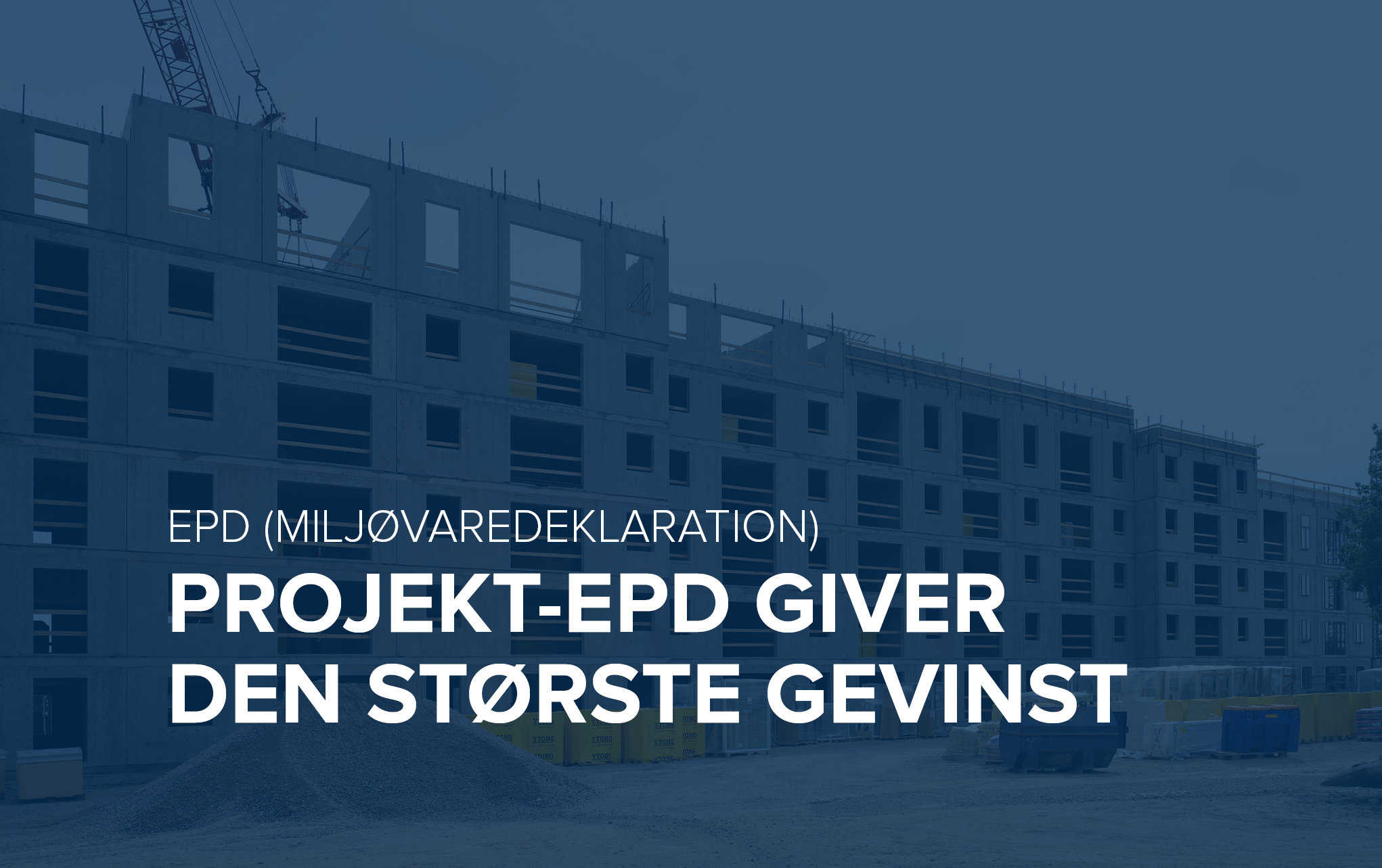 EPD - ET VIGTIGT REDSKAB | CRH Concrete